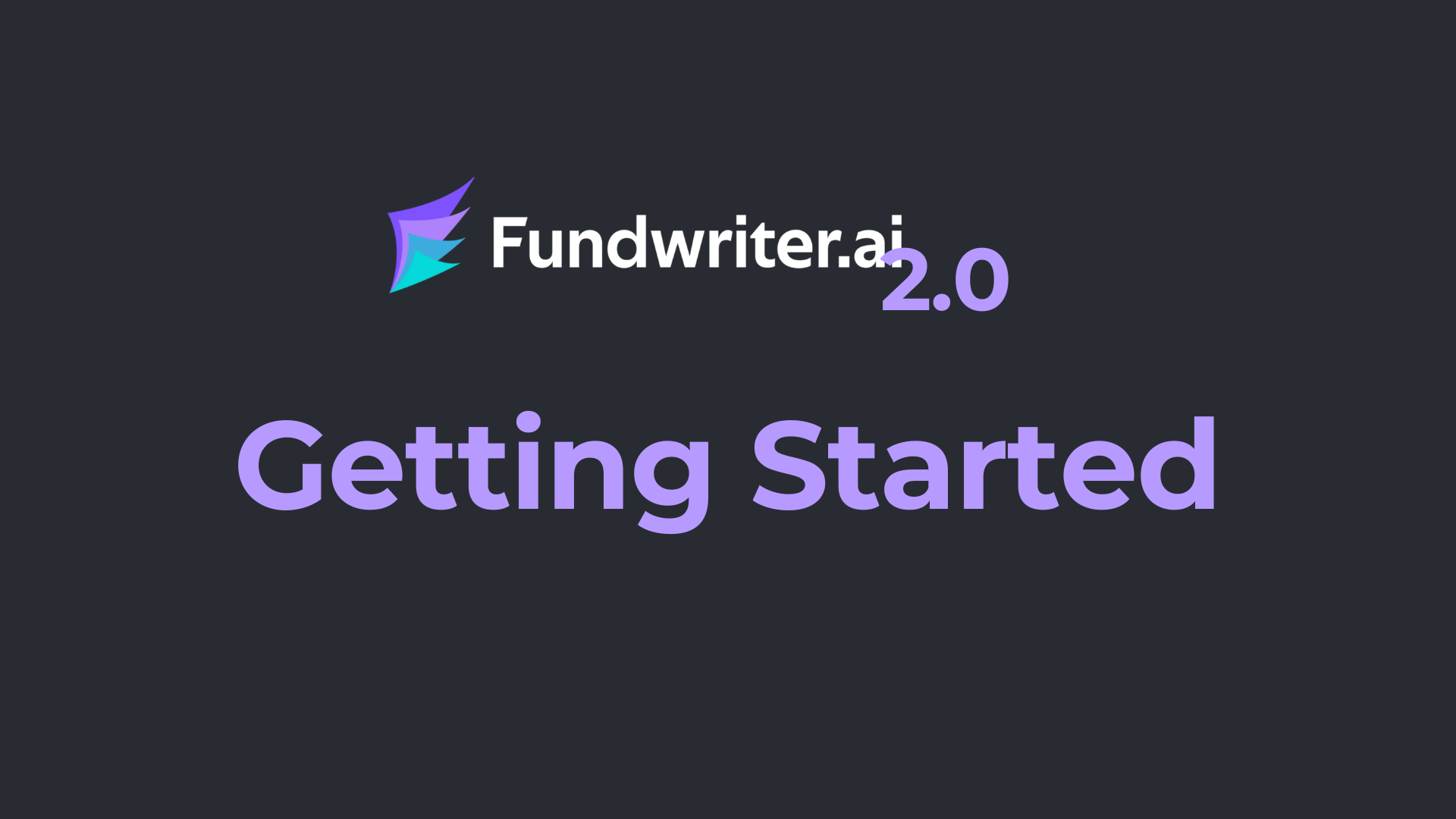 Welcome to Fundwriter.ai 2.0 | Fundwriter.ai